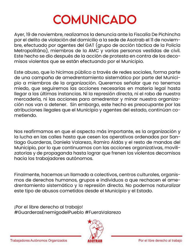 El comercio informal en Quito: el choque entre la pobreza y el control ...