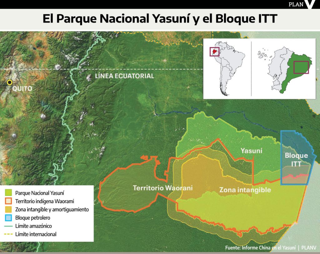 La mano de China en el Yasuní - Plan V